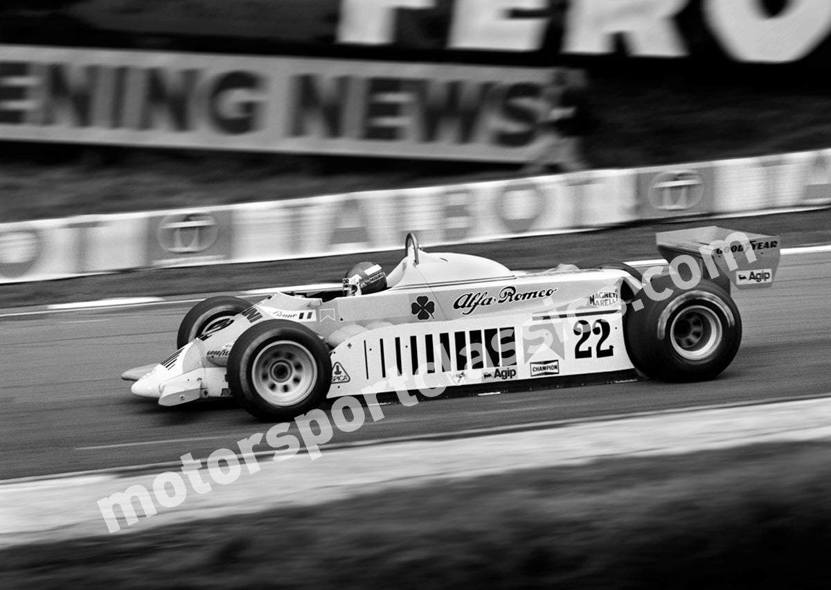Patrick DePailler Alfa Romeo 179. 1980. Code No 089. – MotorSportClassics