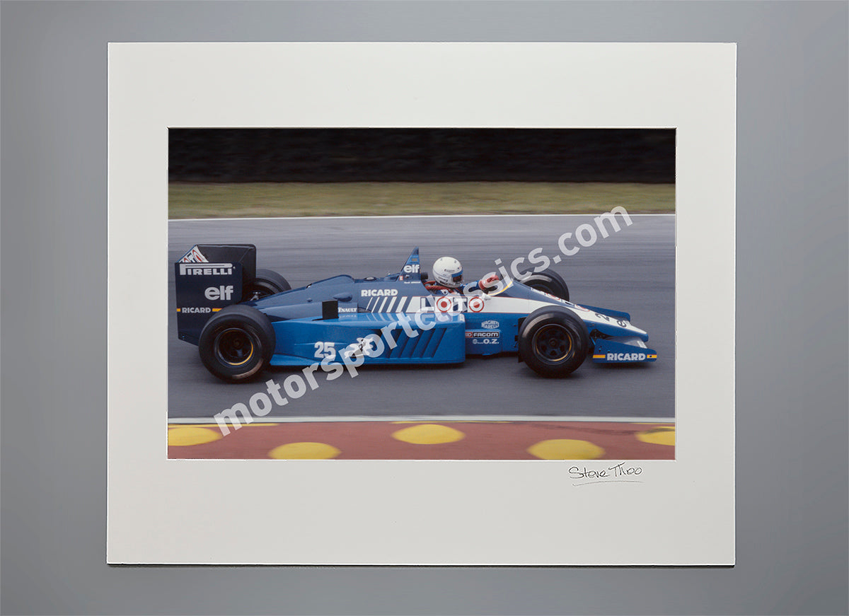 Rene Arnoux Ligier JS27. Code No 073 – MotorSportClassics