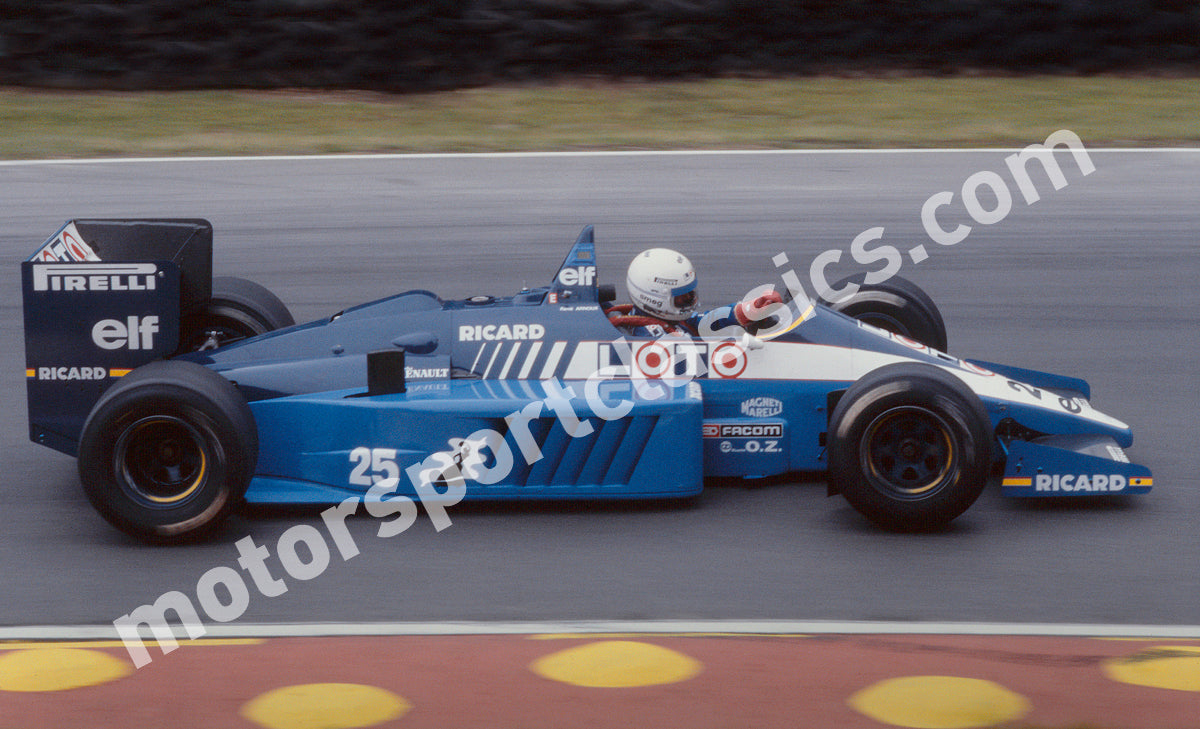 Rene Arnoux Ligier JS27. Code No 073 – MotorSportClassics
