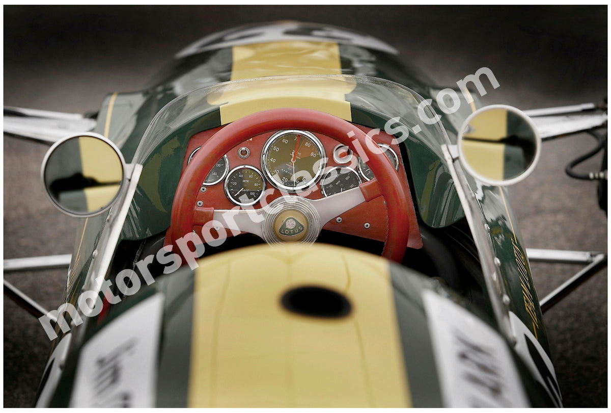 Lotus 32B Cockpit. Code No 227 – MotorSportClassics