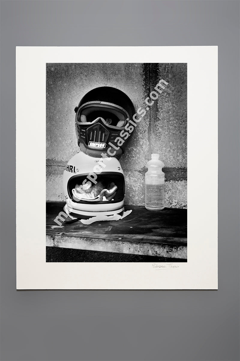 Walter Rorhl Helmets. Code No 016. – MotorSportClassics